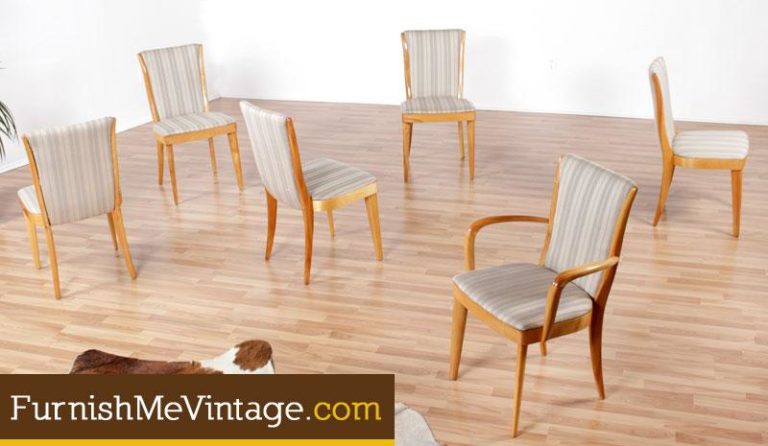Set of 6 Refinished Heywood Wakefield Dining Chairs