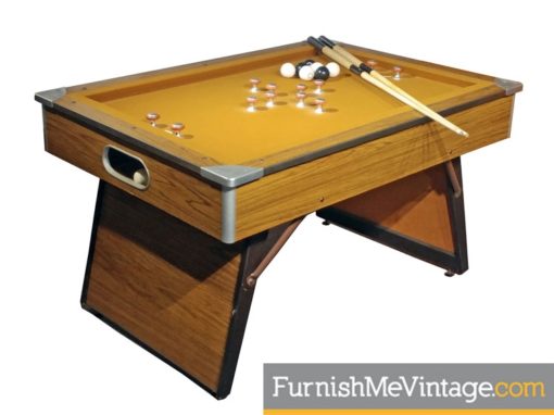 vintage 1970s bumper pool table