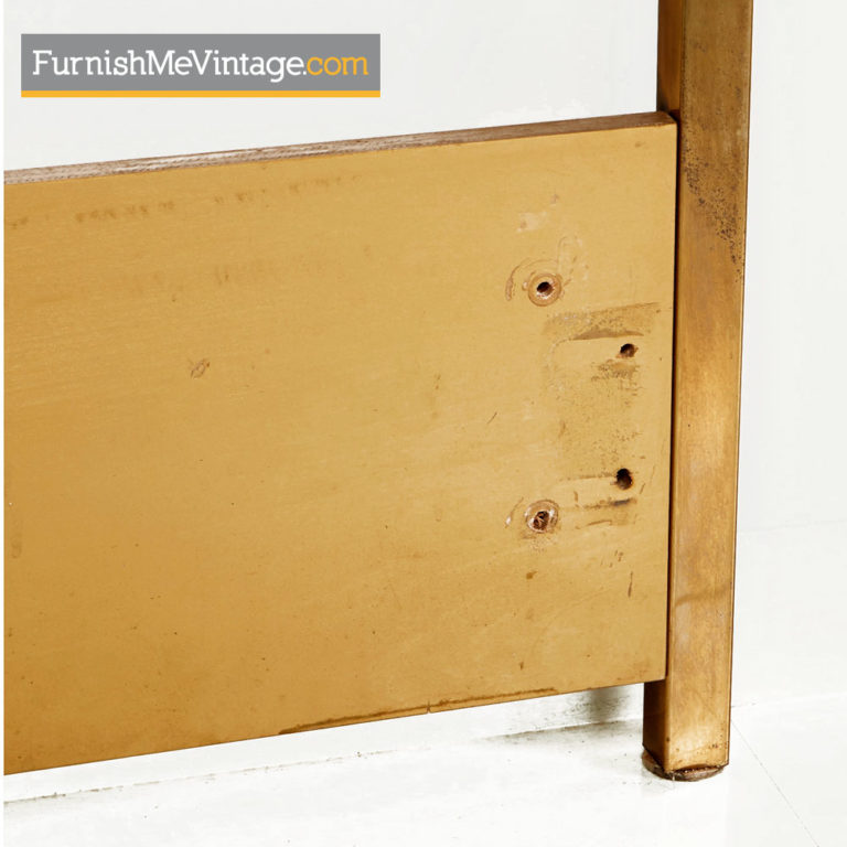 Mastercraft Headboard - Hollywood Regency Asian Modern Brass