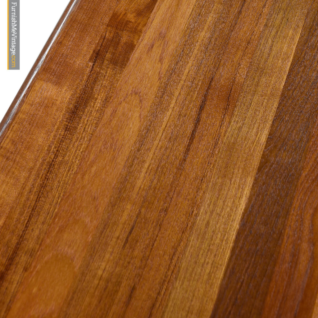 Solid Teak Console Table - Scandinavian Modern Circa 1970s