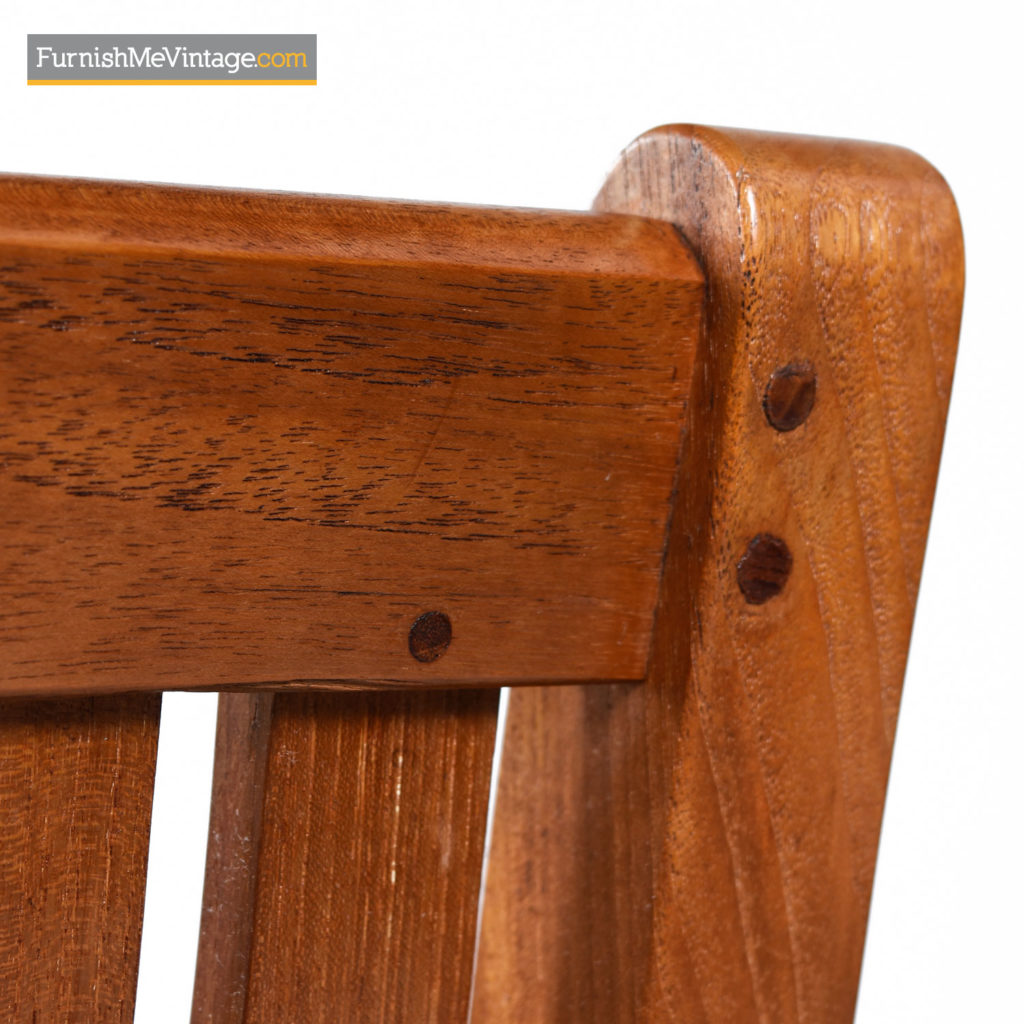 Restoration Hardware Solid Teak Outdoor Dining Table & (4) Chair Set