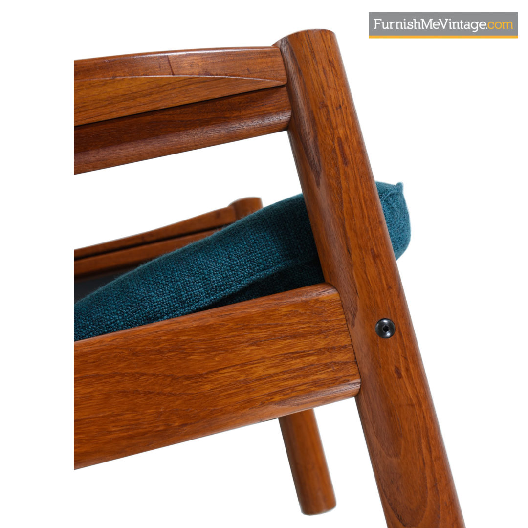 Domino Mobler Arm Chair - Solid Teak Scandinavian Danish Modern