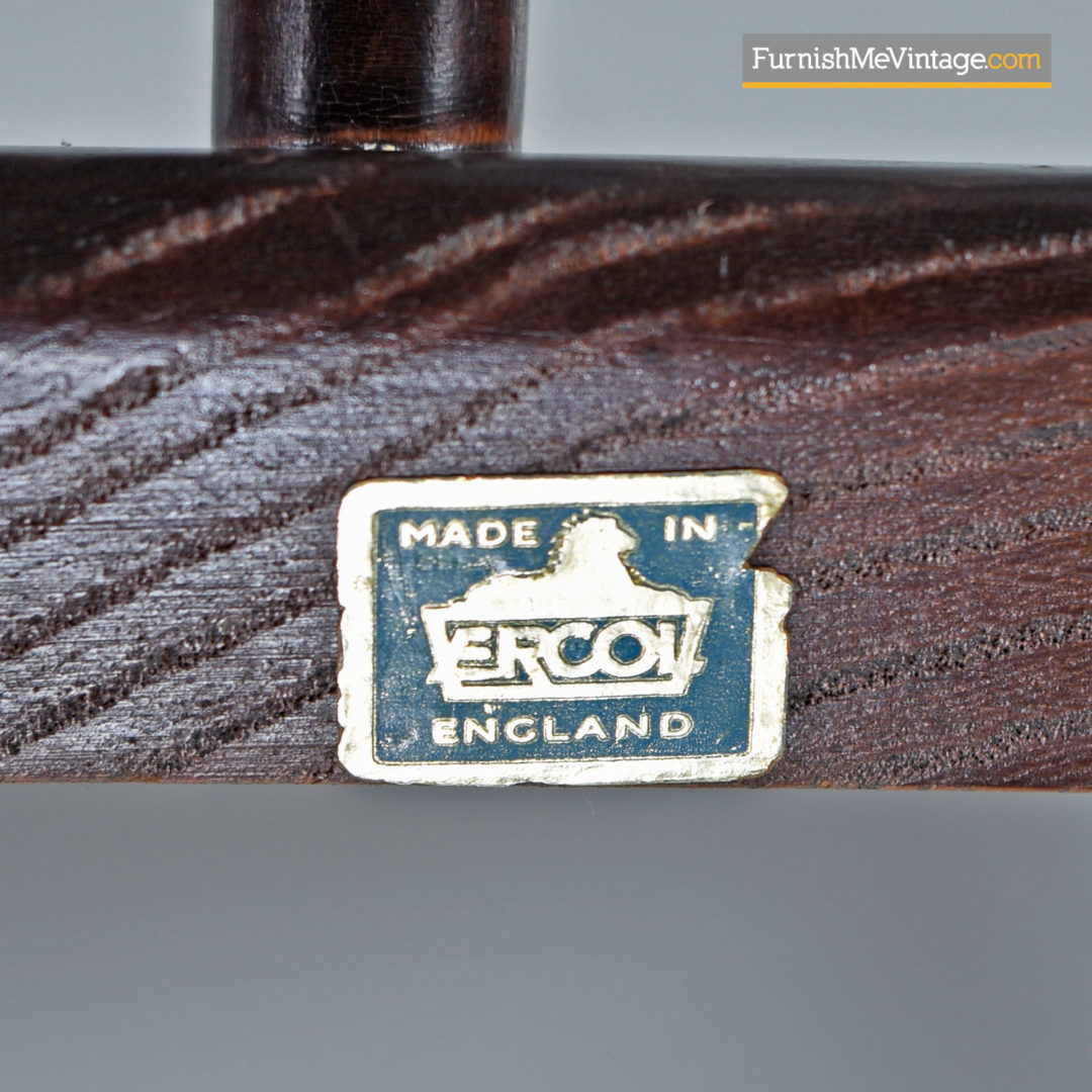 Ercol Windsor Dining Chairs - English Mid-Century Spindle Back Set of 6