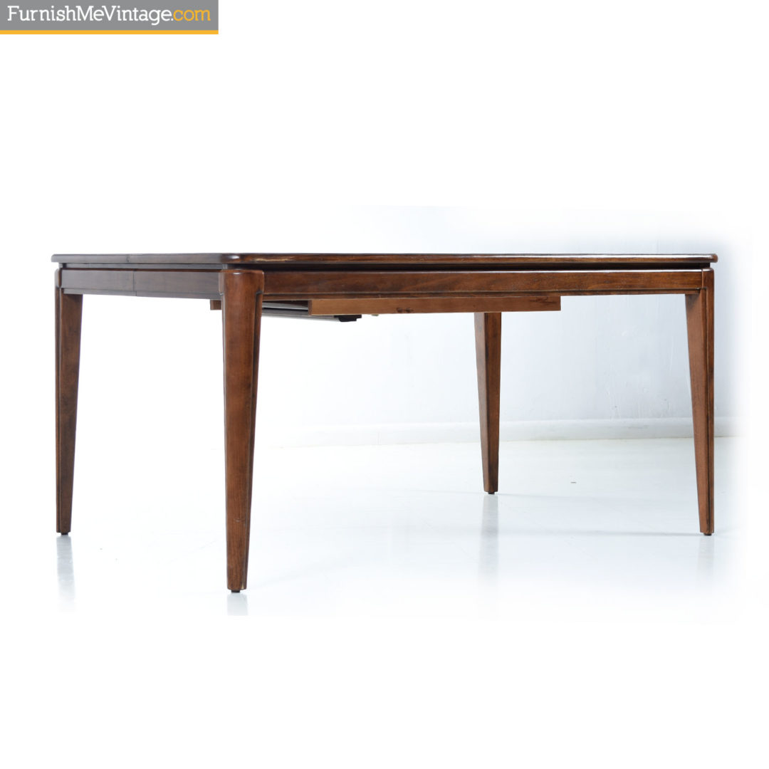 Butterfly Leaf Cherry Wood Mid-Century Dining Table