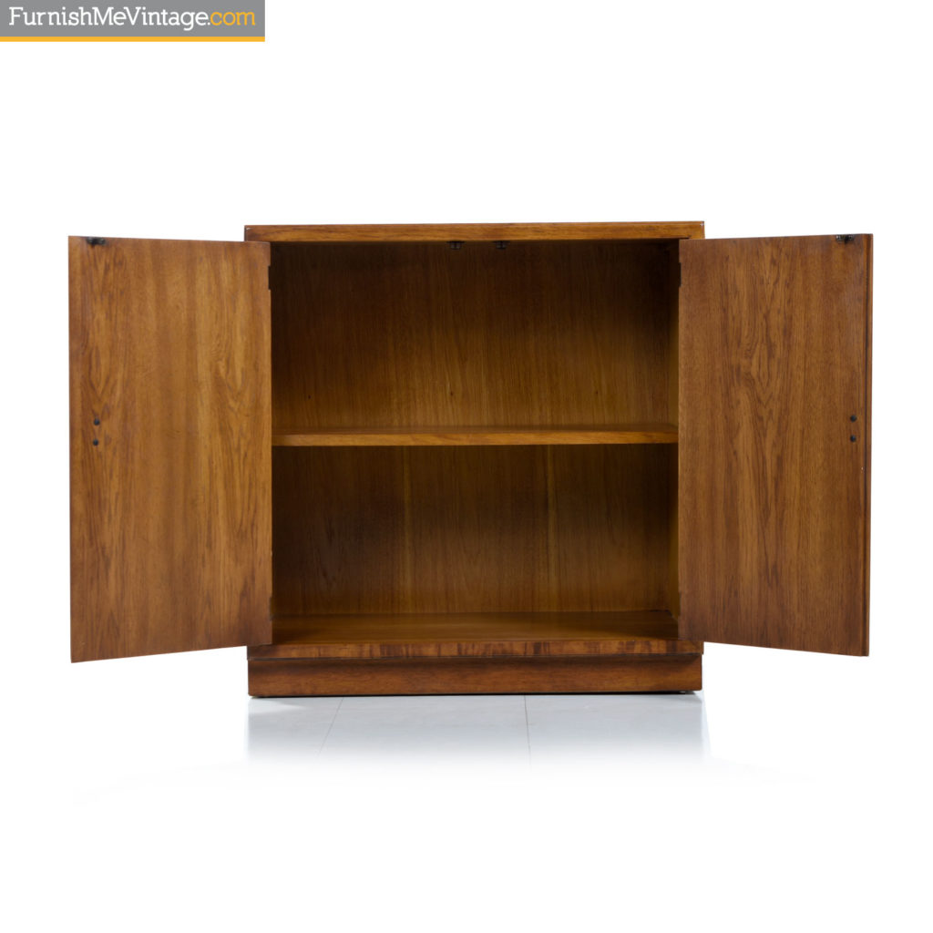 Drexel Heritage Consensus Vintage Bookcase Record Cabinets