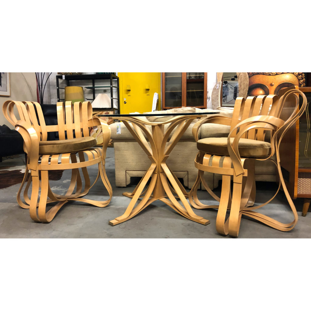 Pair of Frank Gehry for Knoll Cross Check Chairs