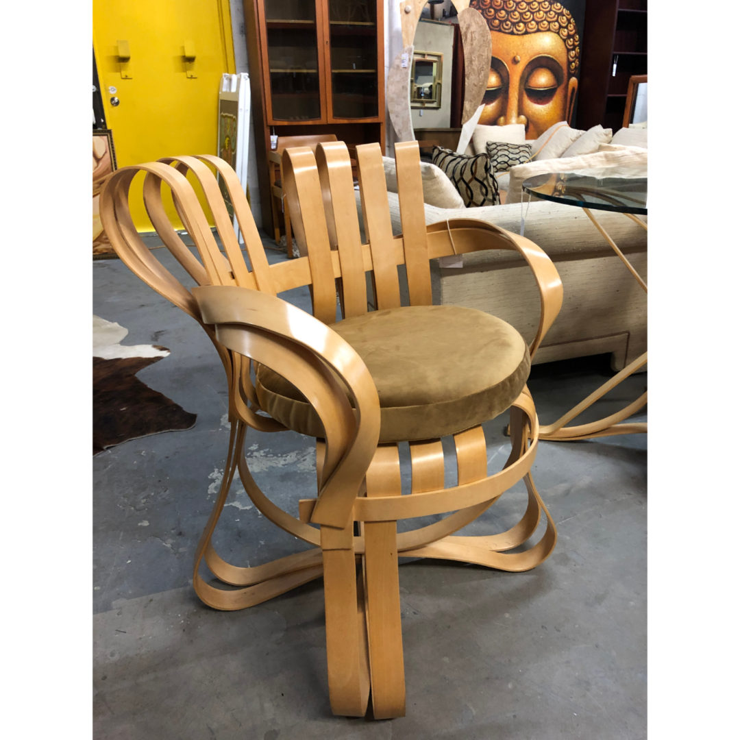 Pair of Frank Gehry for Knoll Cross Check Chairs