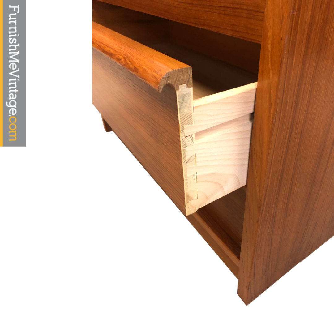 Danish Teak Three Drawer Dresser by Jesper